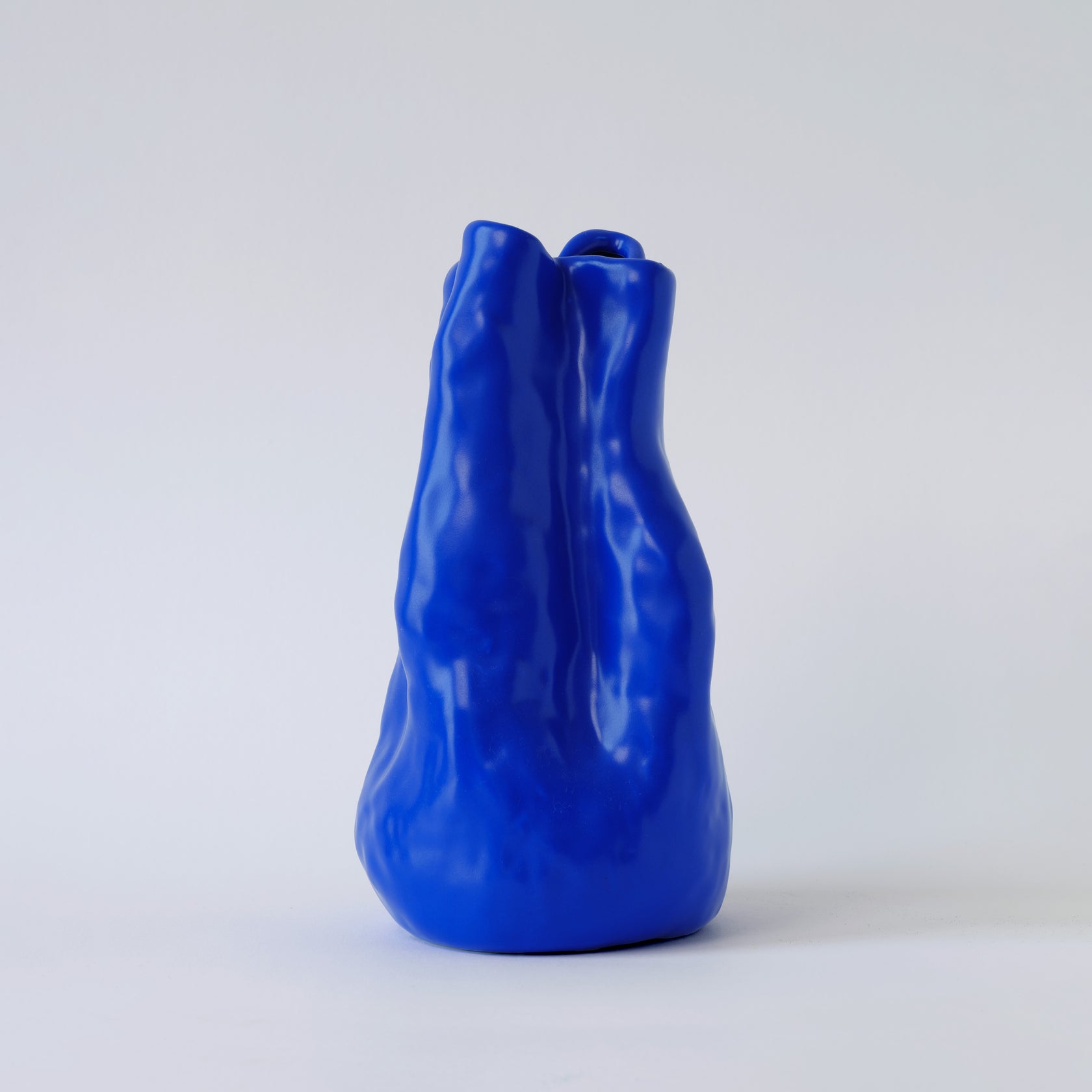 Unique ceramic vase blue – Vivee Home